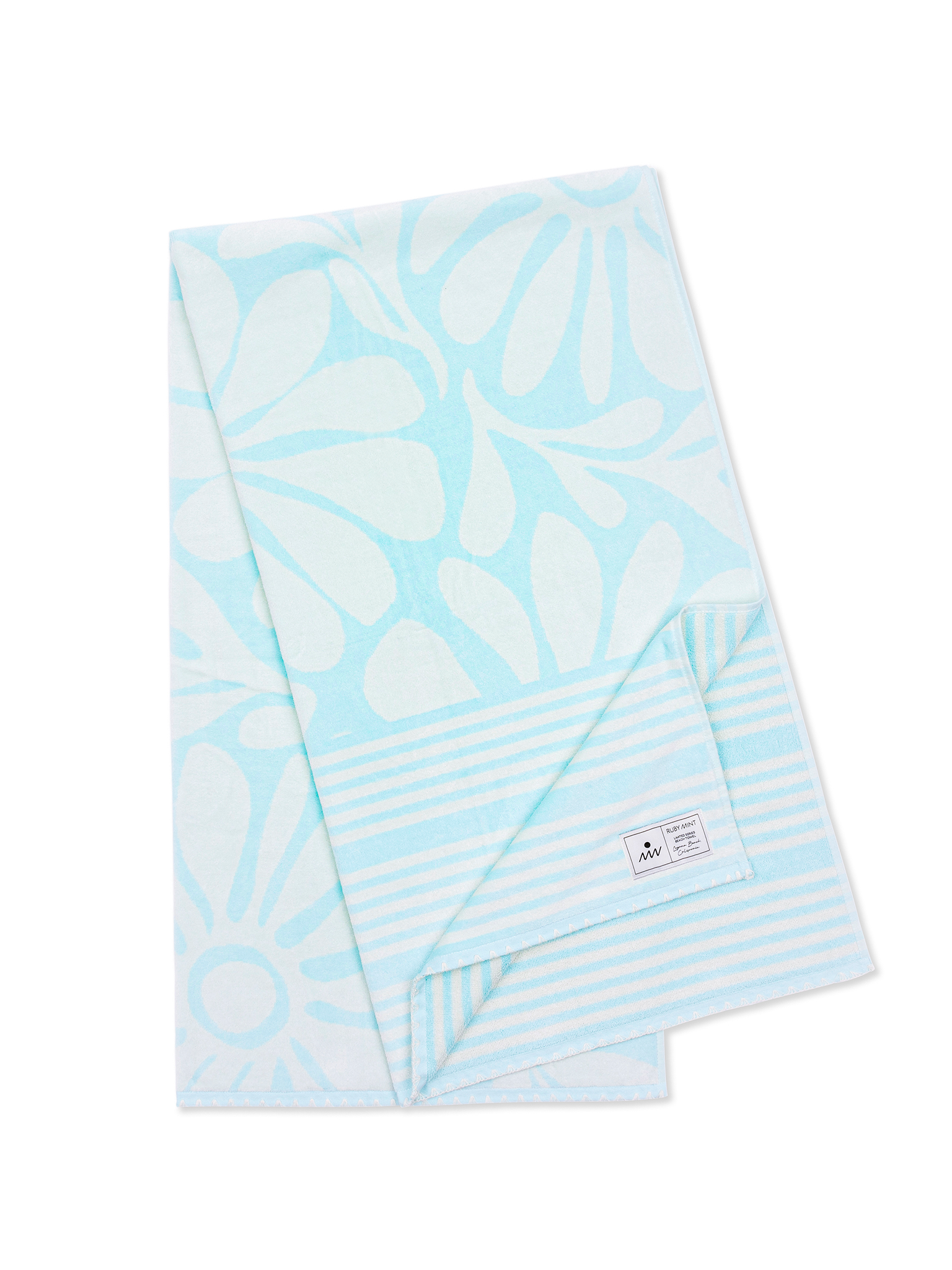 Ruby Mint Luxury Beach Towels - Rothschild
